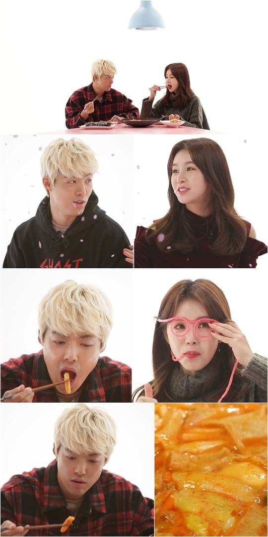 강남X차오루 MBig TV 신개념 먹방 모바일 예능 솔까먹에 떴다 | 텐아시아