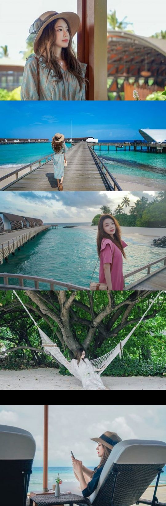 서유리♥최병길 몰디브서 신혼여행···고급인력 최 감독님 | 텐아시아