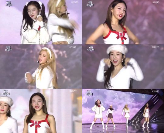 2019 KBS 가요대축제 아이린X나연X아린X박초롱 엔딩 요정들의 완벽한 러블리 | 텐아시아